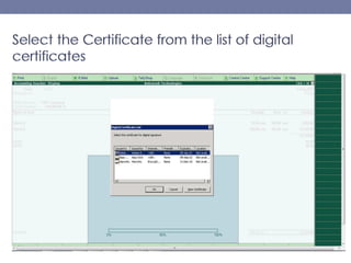 Generate Digitally Signed invoice Tally.ERP9