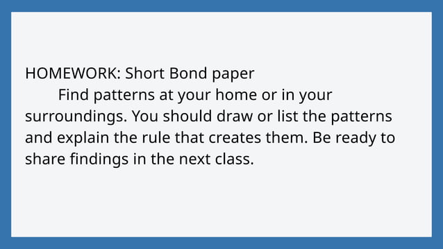 Generate Pattern_mathematic grade 10_week1 | PPTX | Science