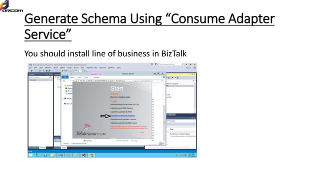 Generate schema using wcf sql adapter | PPT