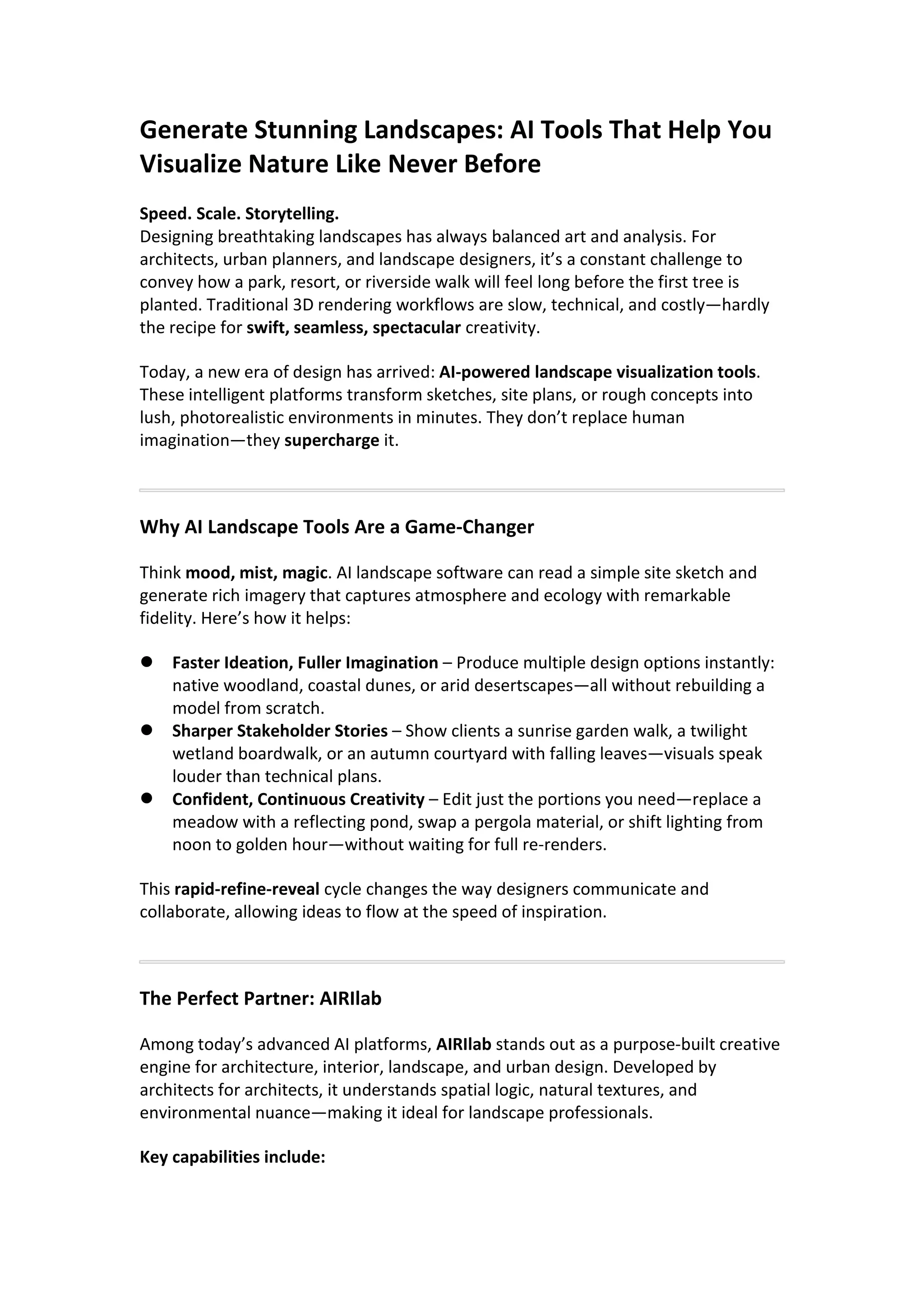 Generate Stunning Landscapes AI Tools That Help You Visualize Nature ...