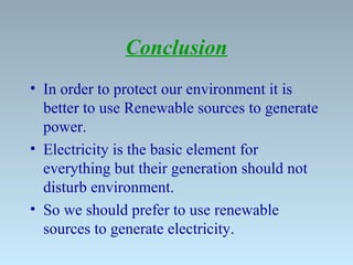 Generating electricity | PPT | Free Download