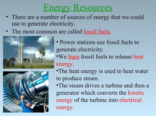 Generating electricity | PPT