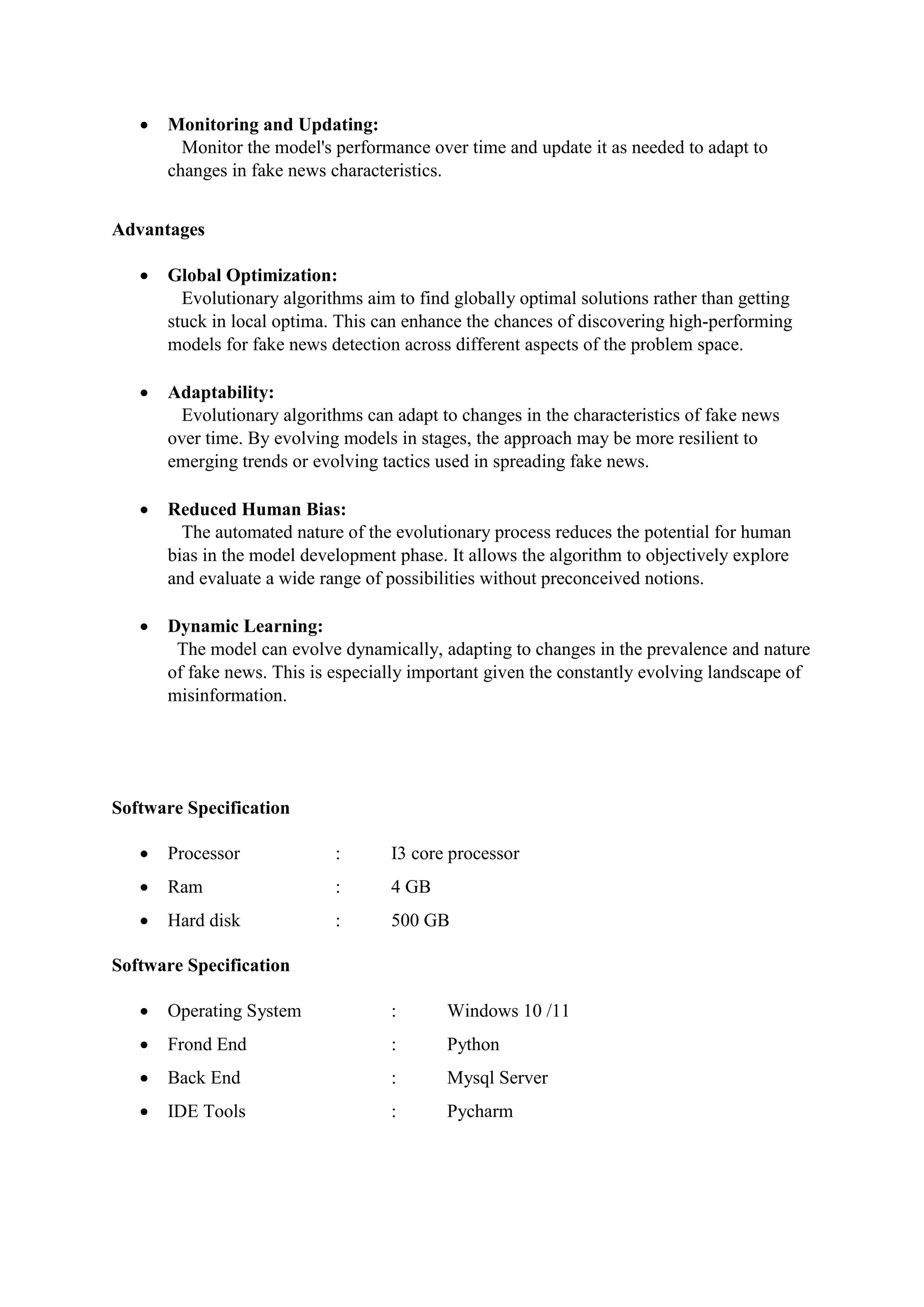 Generating Fake News Detection Model Using A Two Stage Evolutionary Approach Docx