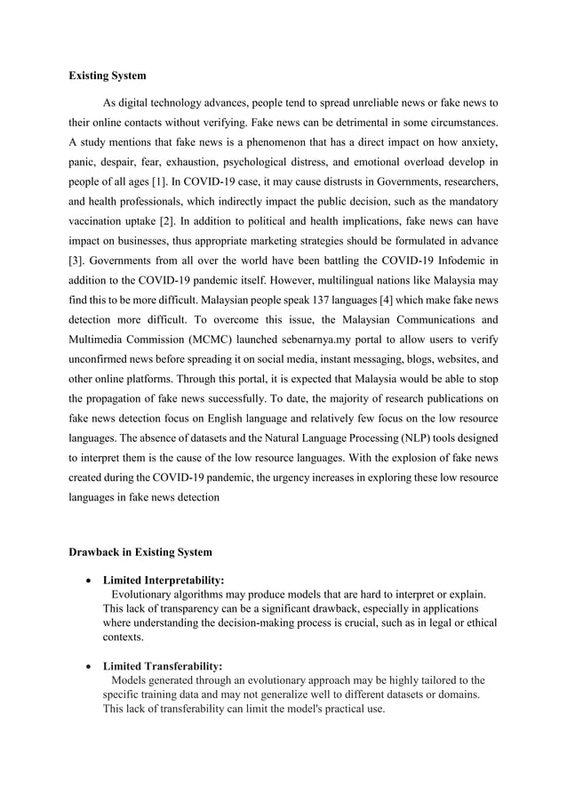Generating Fake News Detection Model Using A Two Stage Evolutionary Approach Docx
