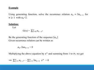 Generating function | PPTX