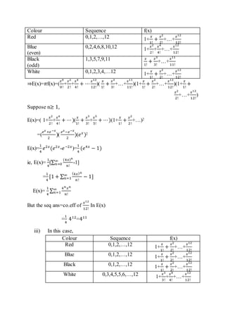 Exponential Generating function | PDF