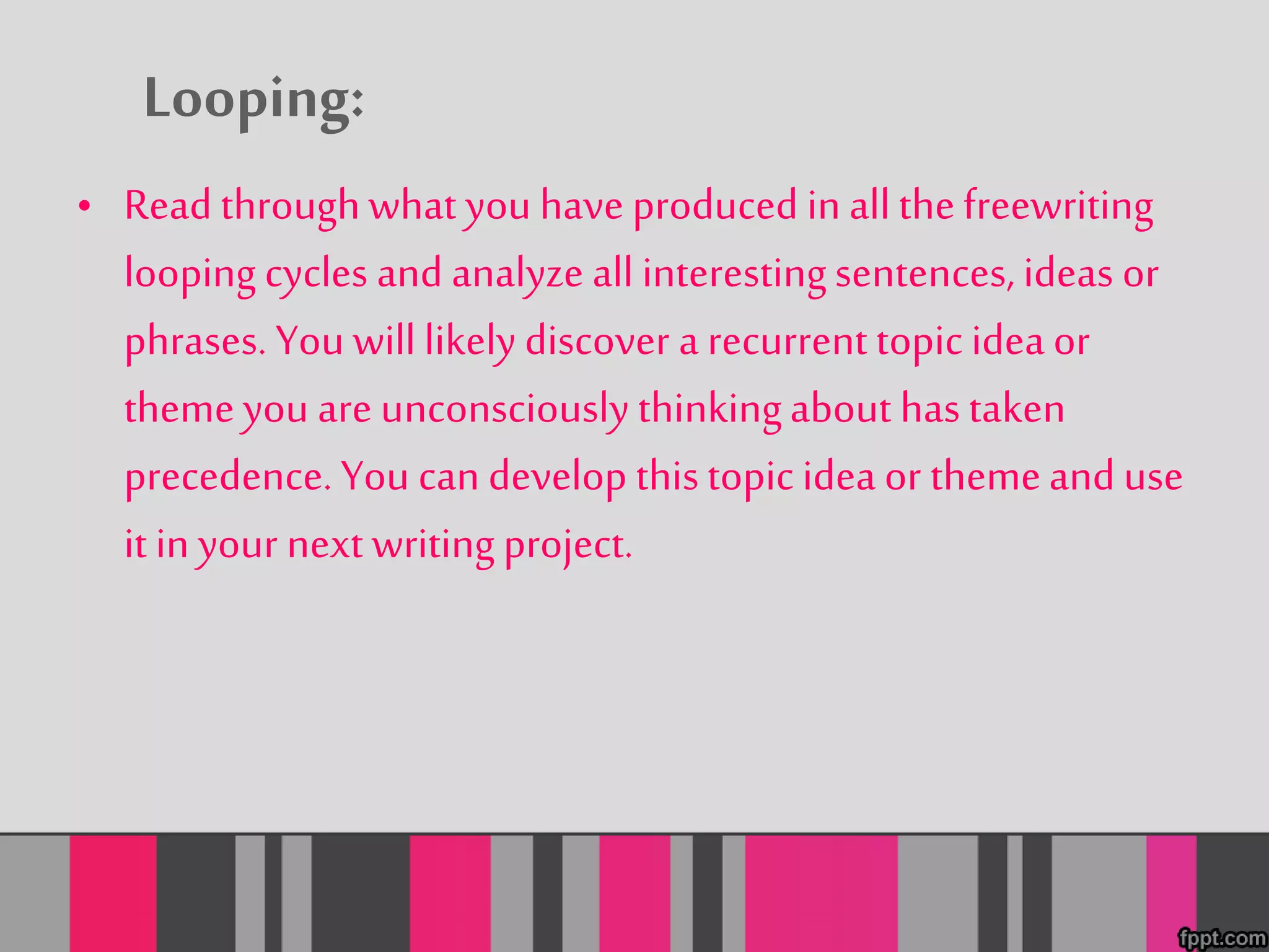 Generating ideas | PPTX