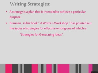 Generating ideas | PPTX