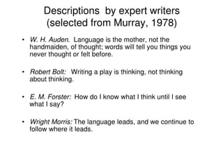 Generating Ideas In Writing | PDF