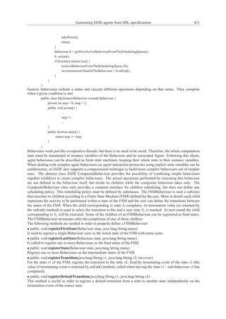 Generating JADE agents from SDL specifications | PDF