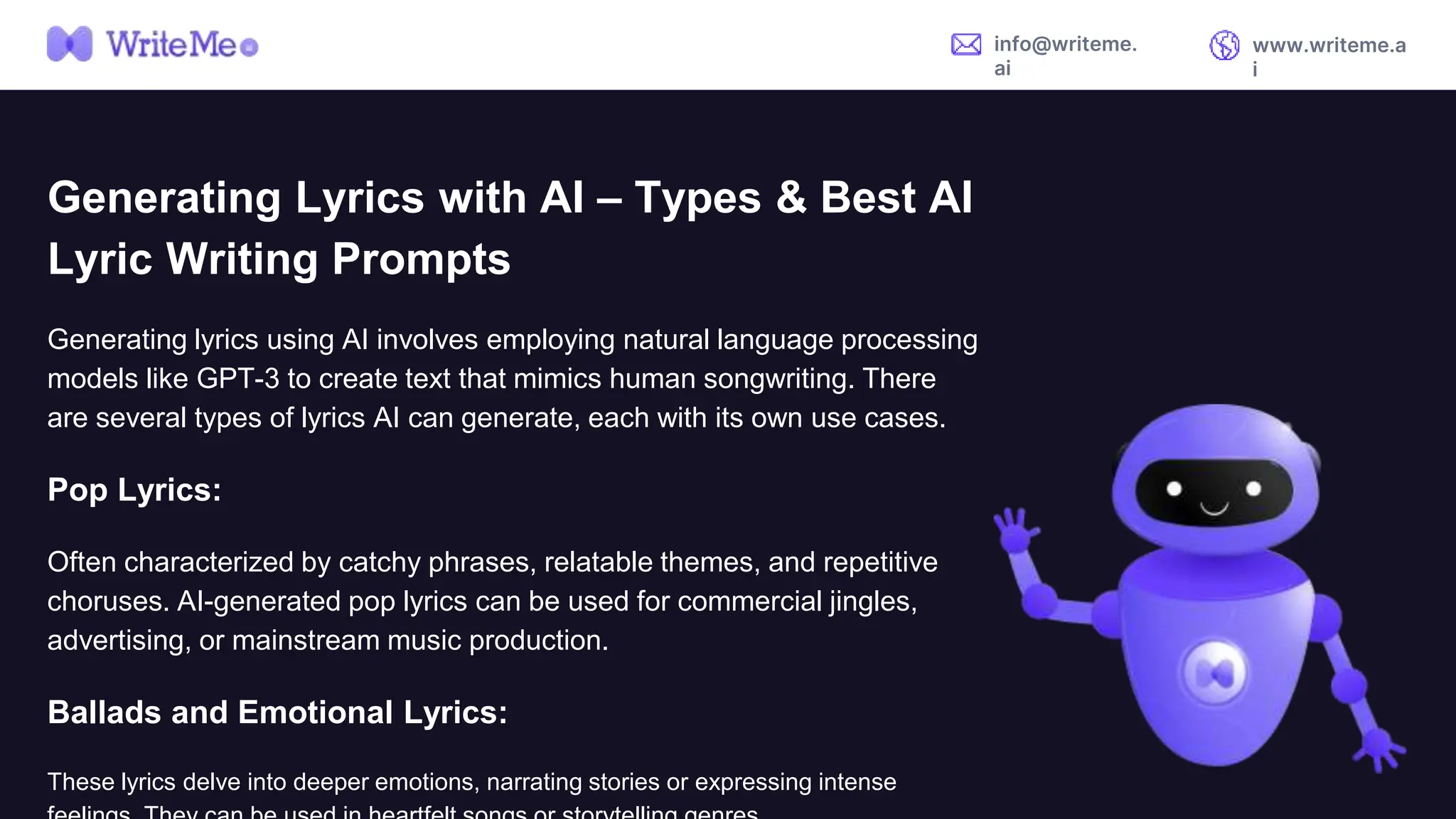 GENERATING LYRICS WITH AI – TYPES, PROMPTS AND USE CASES.pptx