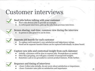 Generating opportunity maps with customer jobs to-be-done | PPT