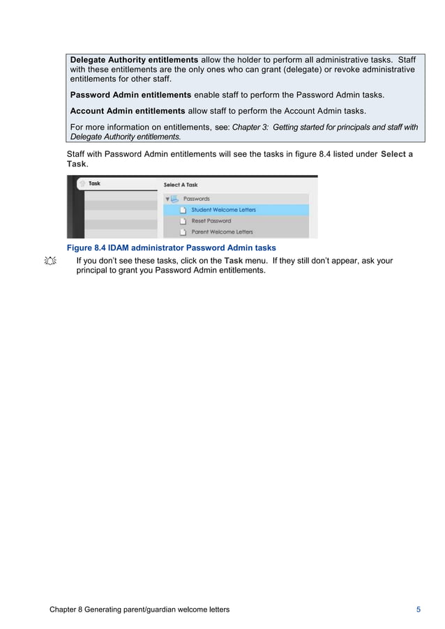 Generating parent guardian welcome letters | PDF