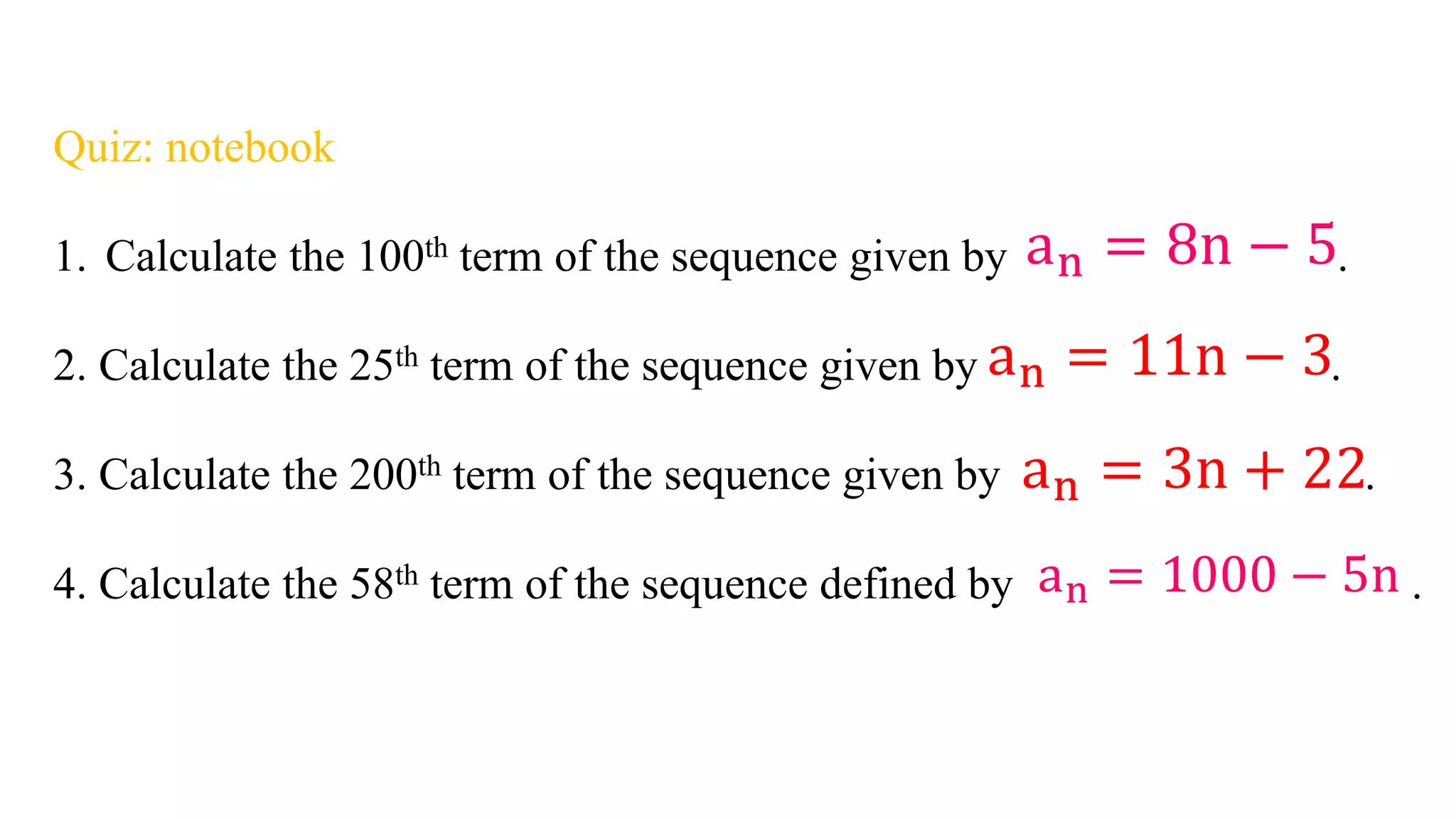 Generating Patterns And Arithmetic Sequencepptx