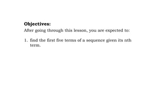 Generating Patterns and arithmetic sequence.pptx