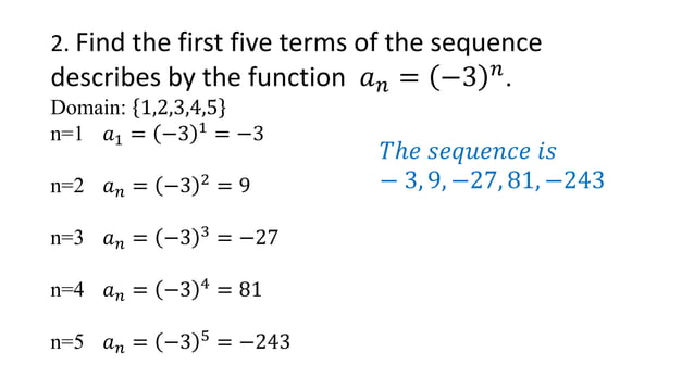 Generating Patterns And Arithmetic Sequencepptx