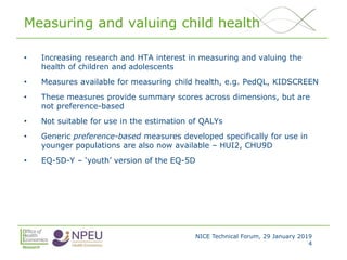 Generating preference-based values for the EQ-5D-Y to support its use in HTA | PPTX