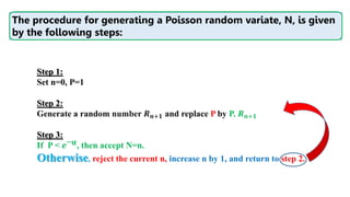 Generating random variates | PPTX