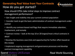 Generating Real Value from your Contracts | PPT