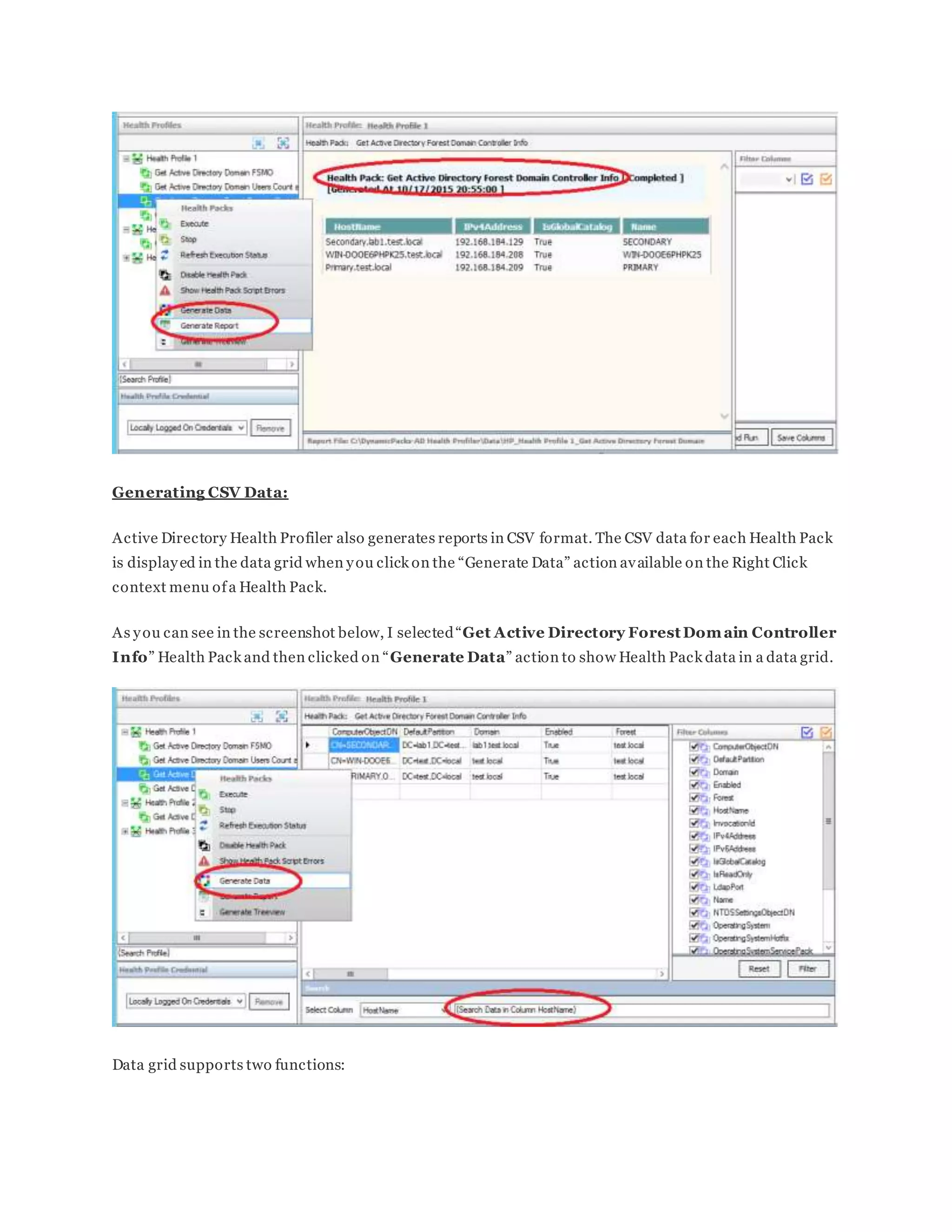 Generating reports | PDF