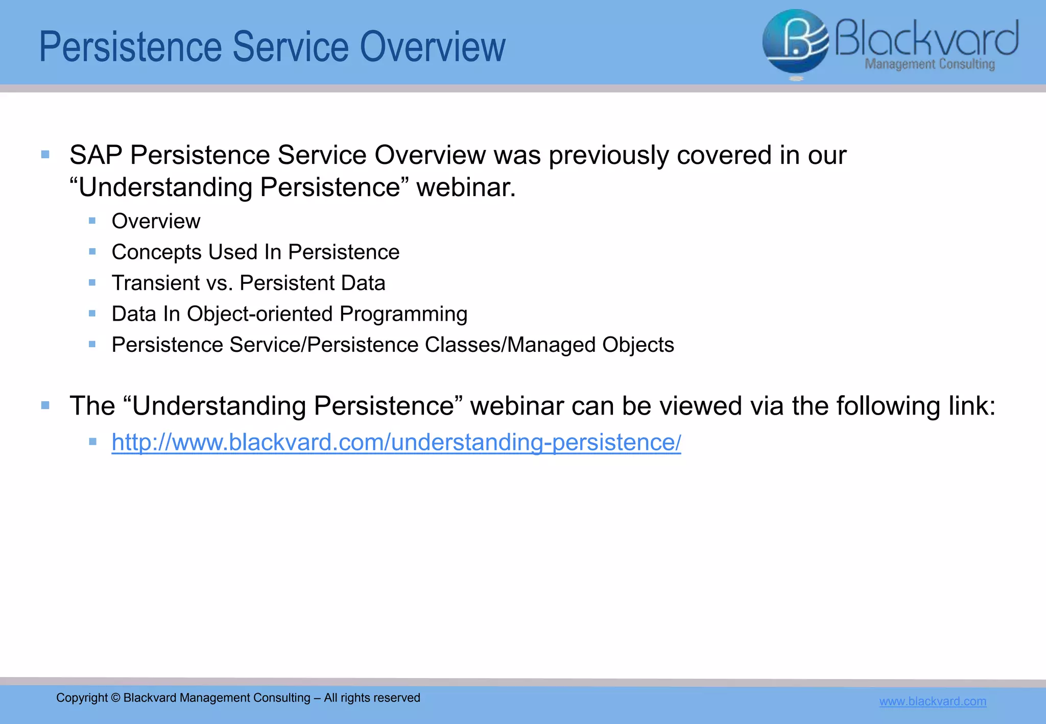 Sap Persistence Creating Source Code Automatically Ppt 4845