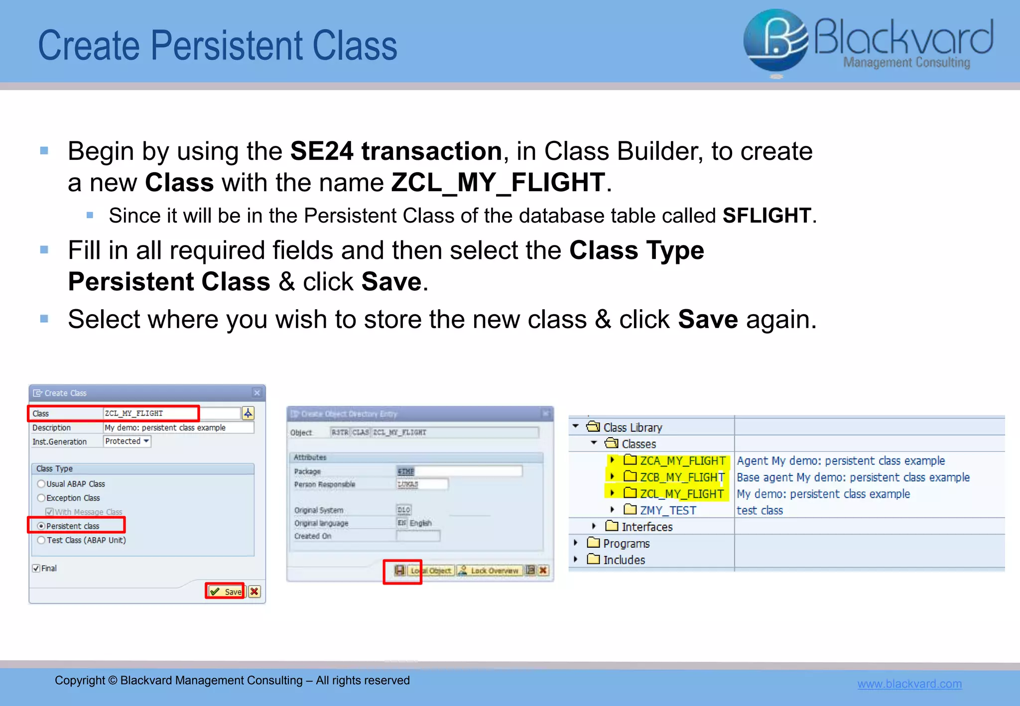 Sap Persistence Creating Source Code Automatically Ppt 1307