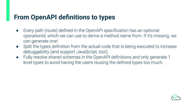 "Generating Types without climbing a tree", Matteo Collina | PDF | Web Development | Internet