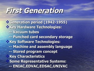 Generation of computers | PPT