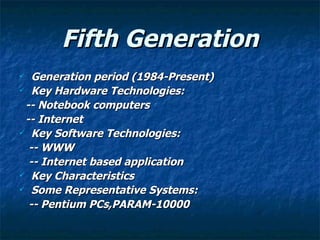 Generation of computers | PPT