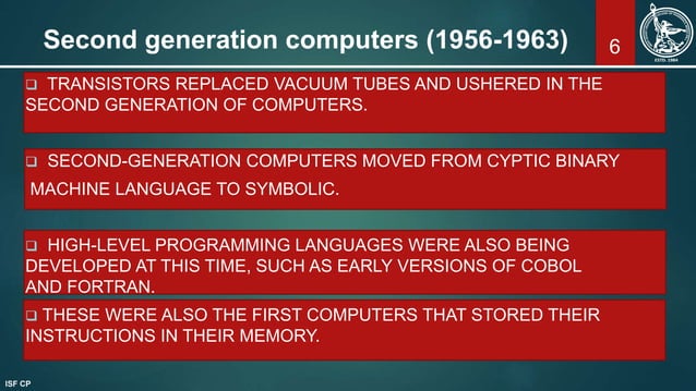 The Five Generations of Computers | PPT
