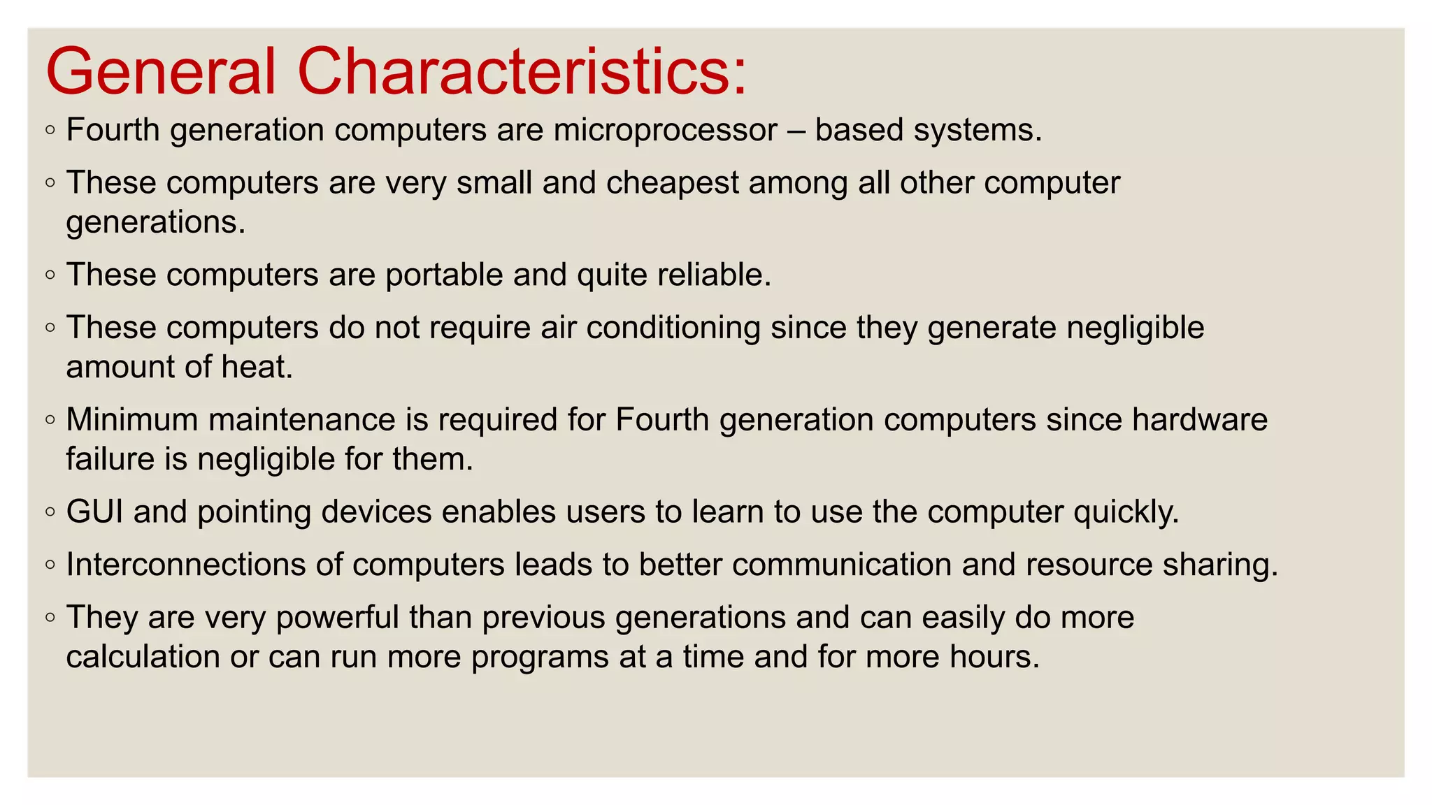 Generation Of Computers | PPTX