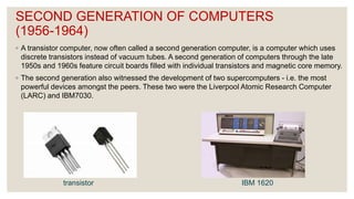 Generation Of Computers | PPTX