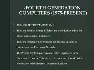 Generation.pptx | Desktops | Computing