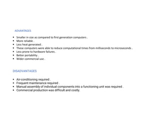 BCA, B. SC Fundamentals of computer generation.pdf | Desktops | Computing