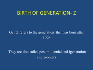 Generation Z | PPTX