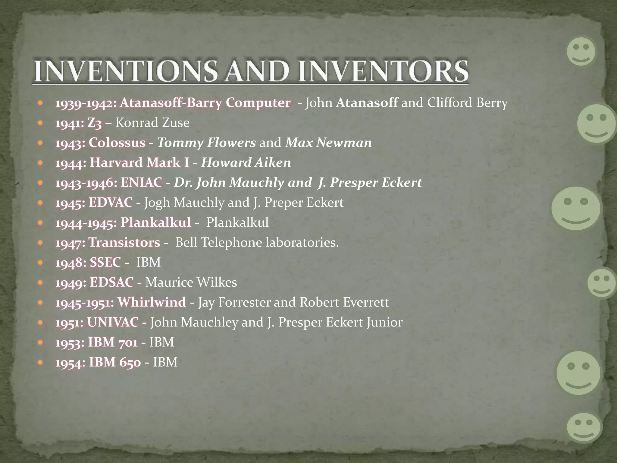 1st Generation Computers | PPTX