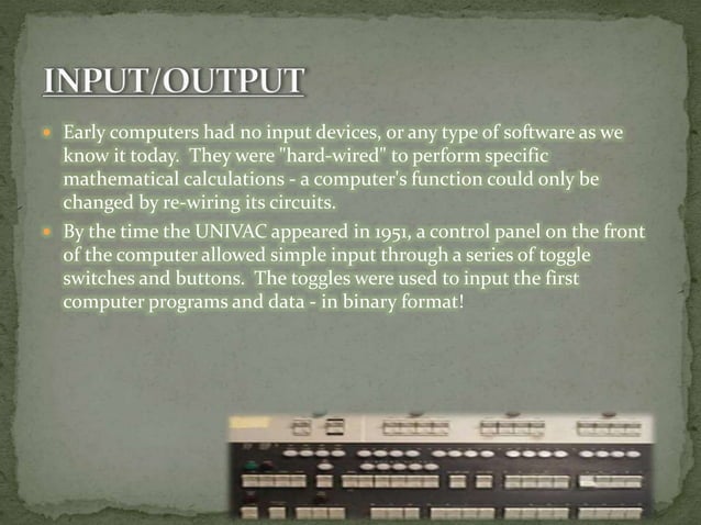 1st Generation Computers | PPTX | Home Appliances | Home & Garden