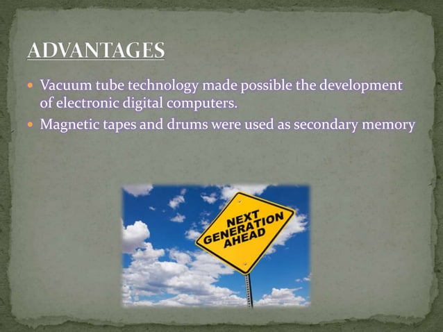 1st Generation Computers | PPTX | Home Appliances | Home & Garden