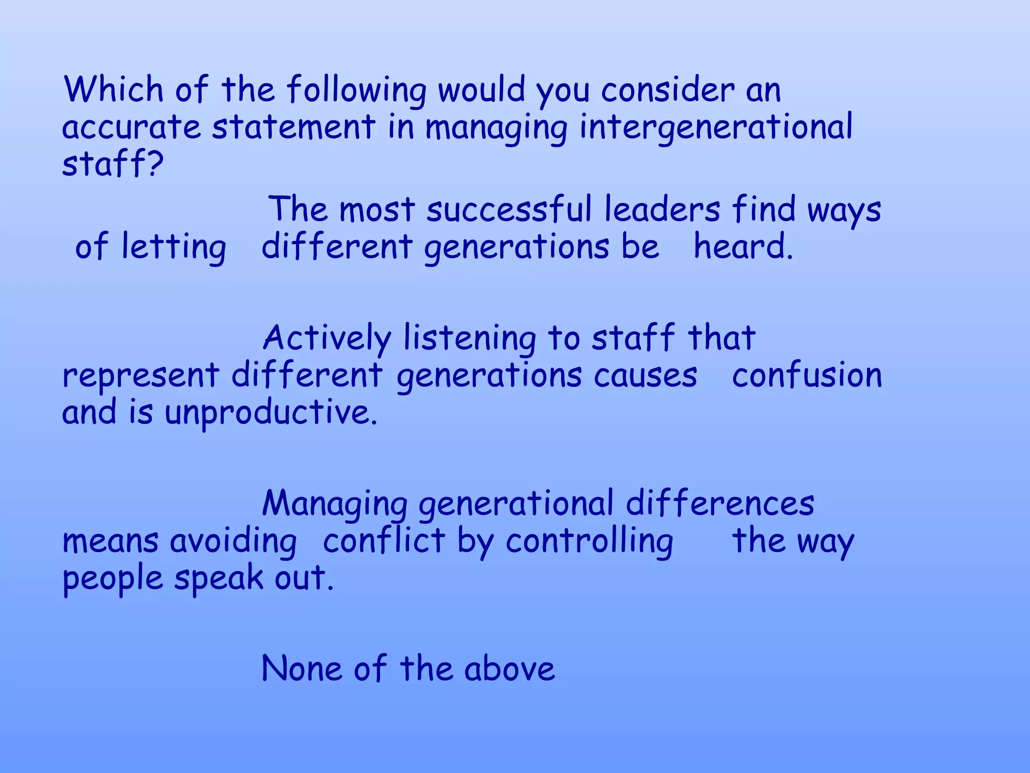 Generational differences | PPT