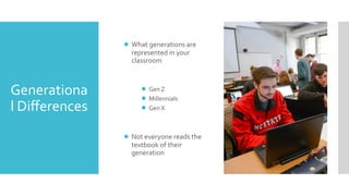 enerational Differences, Learning Preferences, and Classroom Engagement ...
