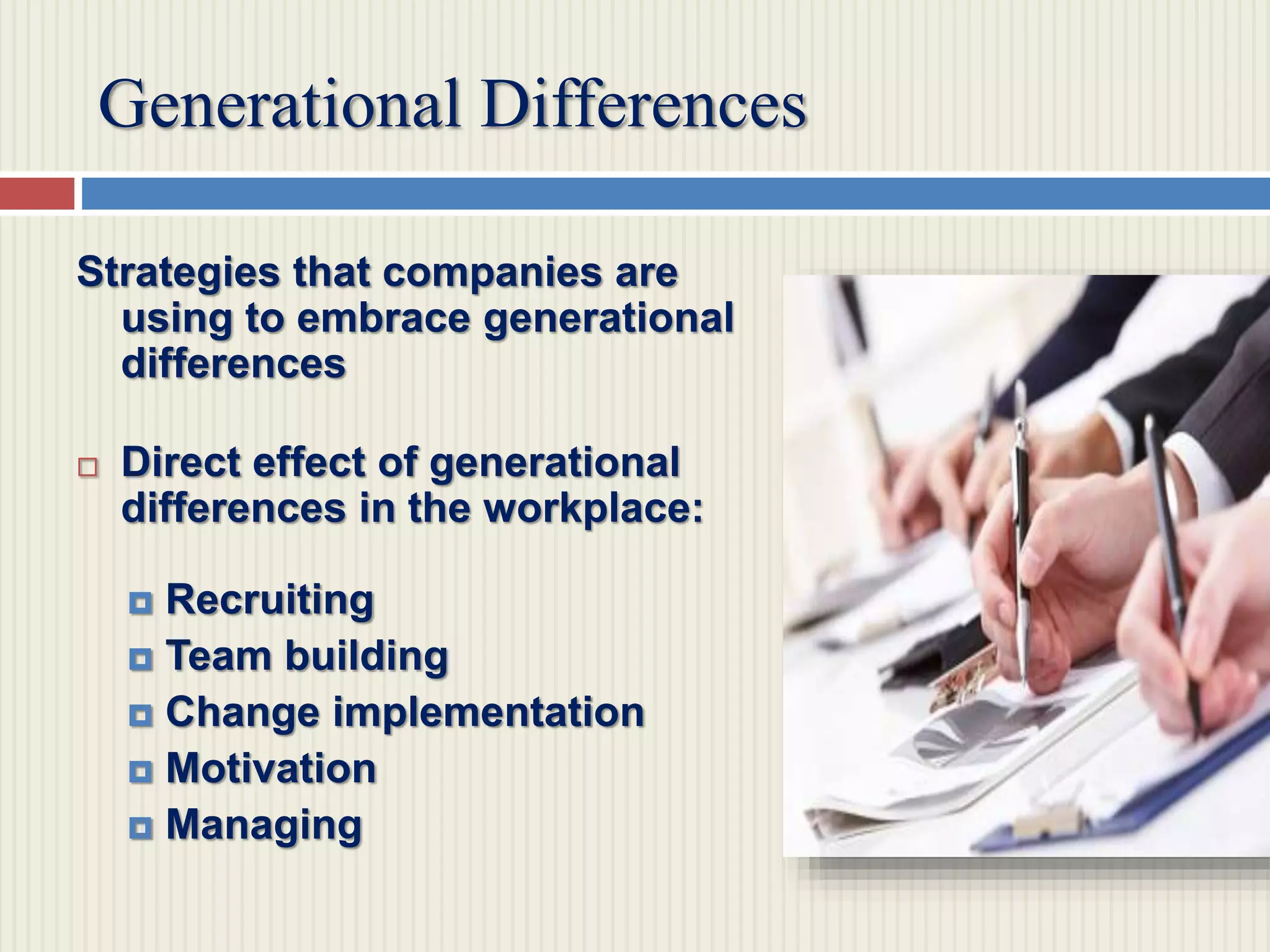 Generational Differences in the Workplace | PPTX