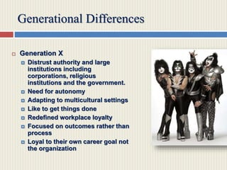Generational Differences in the Workplace | PPTX