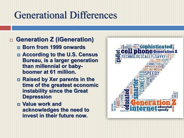 Generational Differences in the Workplace