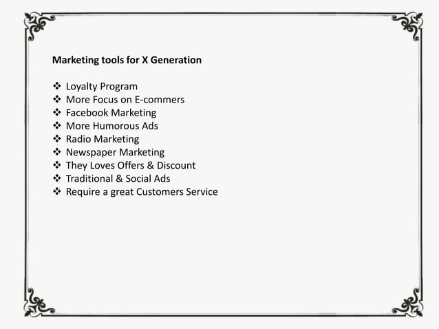 Generational Marketing Converted Ppt
