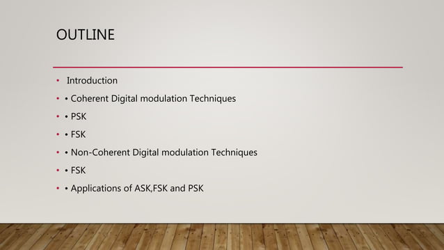 Generation and detection of psk and fsk | PPTX | Digital Audio ...