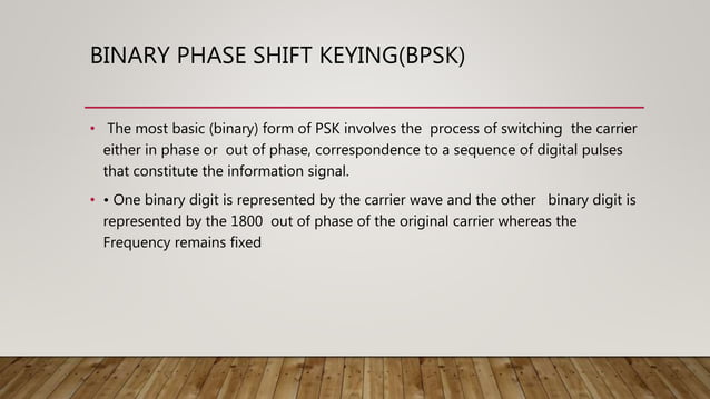 Generation and detection of psk and fsk | PPTX | Digital Audio ...