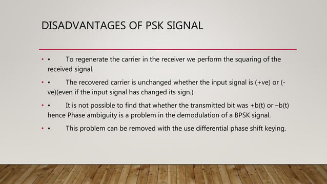 Generation and detection of psk and fsk | PPTX | Digital Audio ...