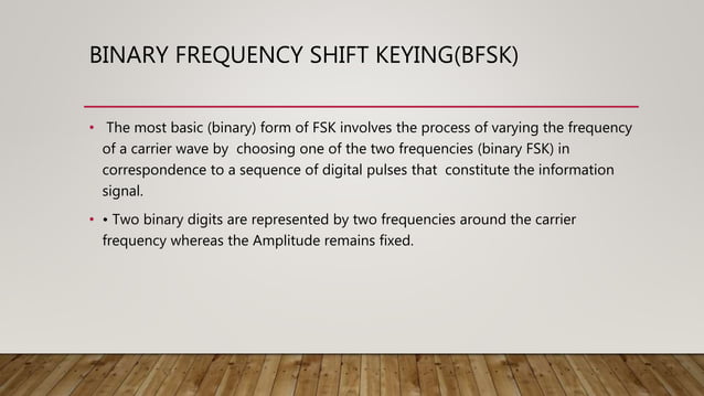 Generation and detection of psk and fsk | PPTX | Digital Audio ...