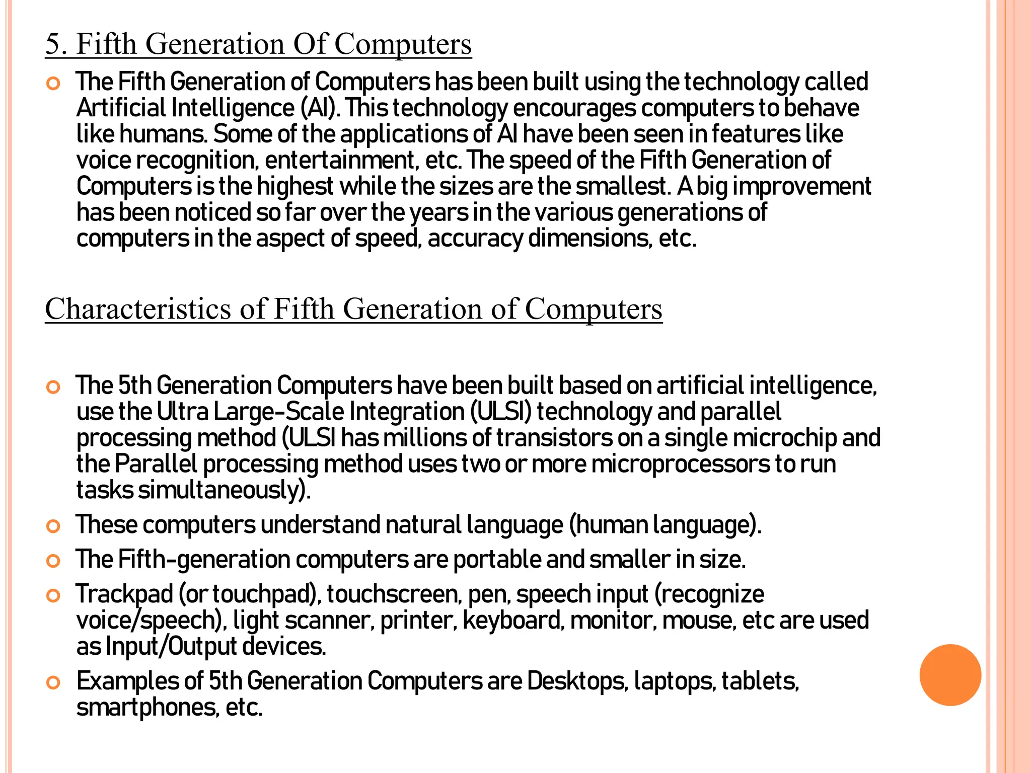 GENERATION COMPUTER By Rg Dipak Kumar kar mkcg medical College Hospital ...