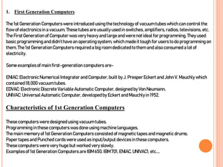 GENERATION COMPUTER By Rg Dipak Kumar kar mkcg medical College Hospital berhampur | PPSX